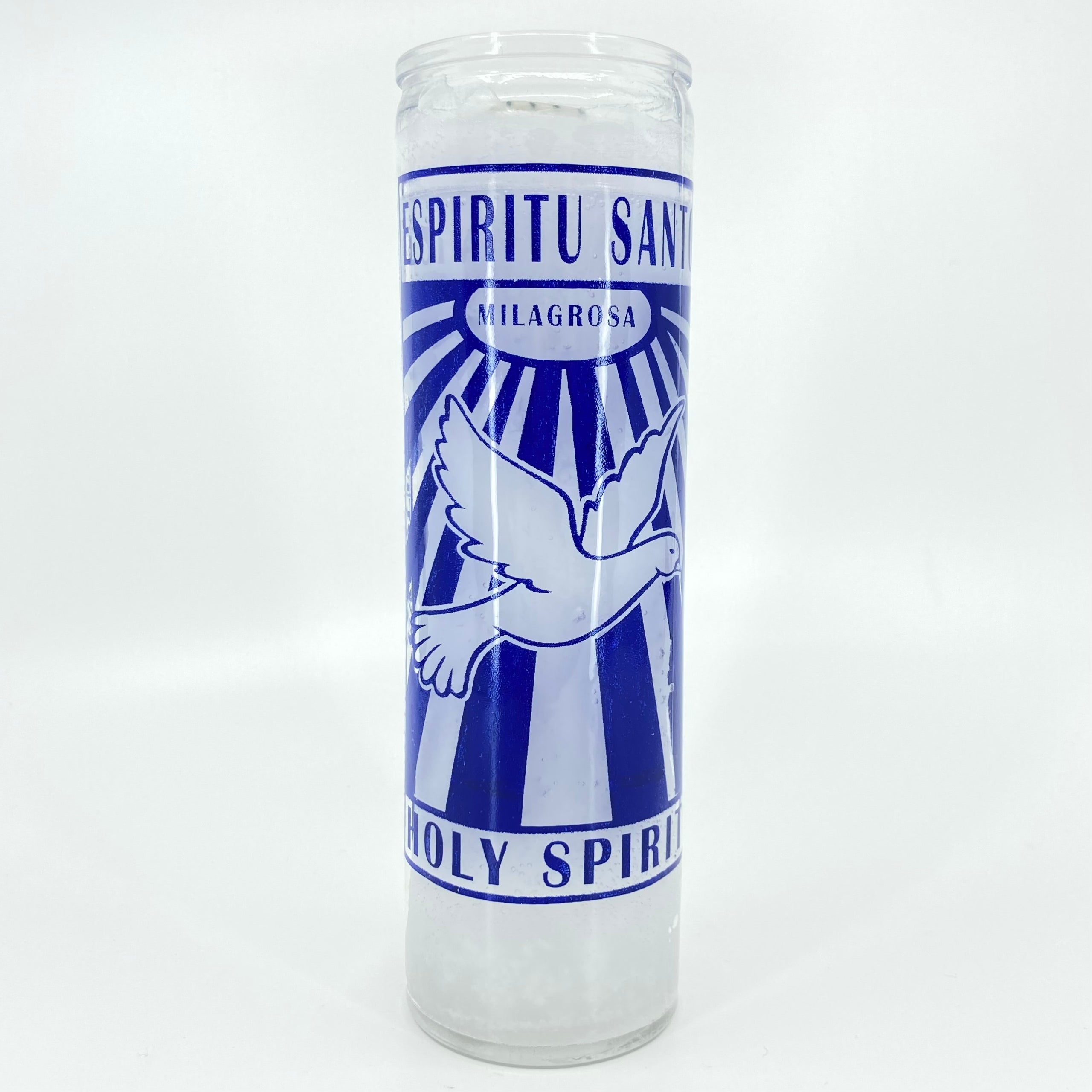 Holy Spirit White Candle - Espiritu Santo Blanca Veladora | The Good ...